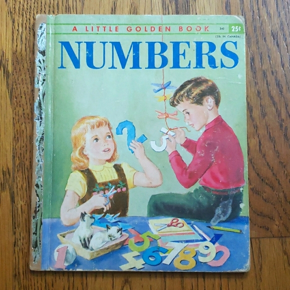 Other | Vintage 5s Numbers Hardcover Childrens Book | Poshmark